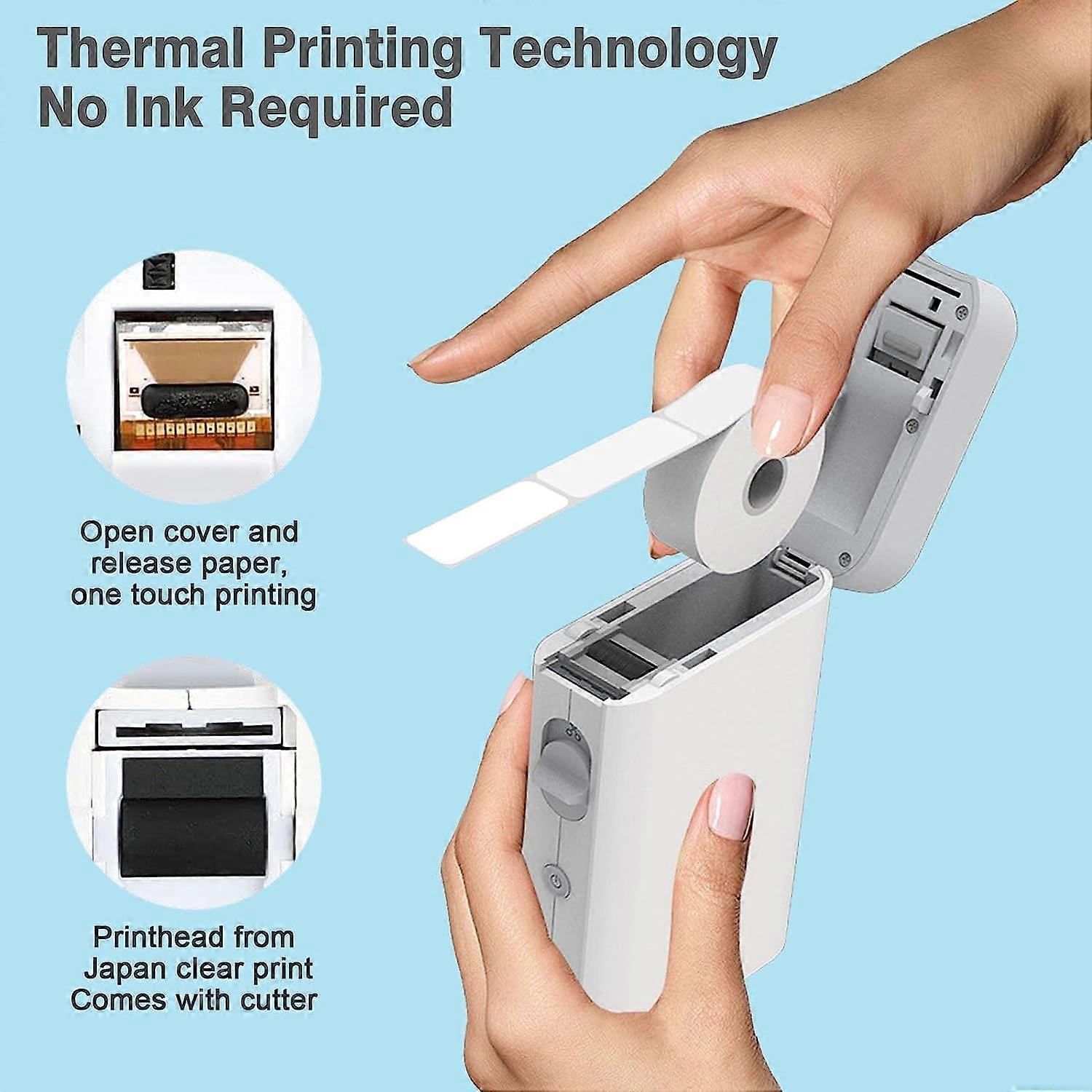 Handheld Label Maker Machine, Portable Label Maker Machine, Sticker ...