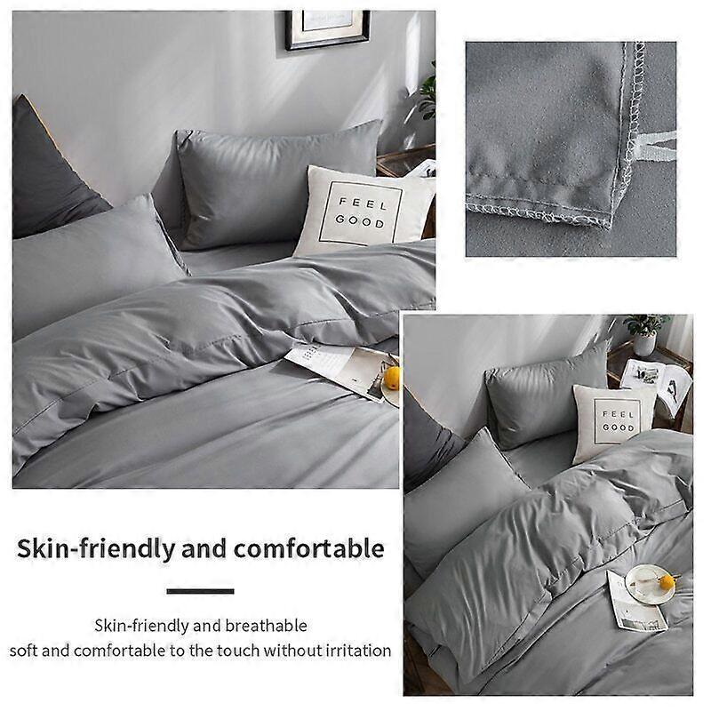100% Cotton Bedding Set,Cover Skin Friendly Breathable,2 Pillowcase,No ...