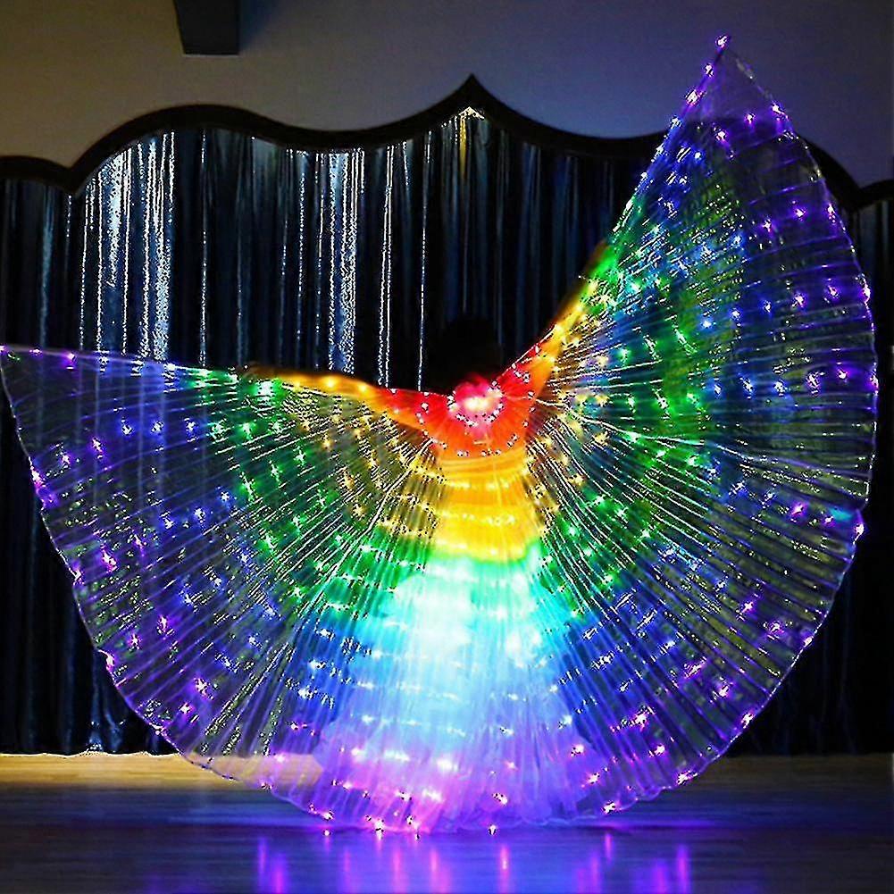 Rion Light Up Led Wings Glow Belly Dance Performance Led Angel Wings ...