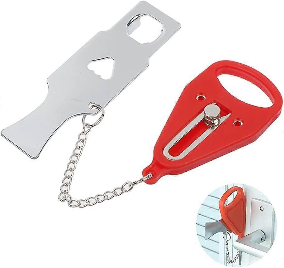 Portable Door Lock, Lock Hotel Travel Locker Door Home Security for ...