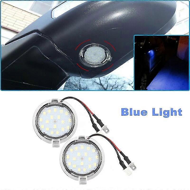 Pair Car Led Under Side Mirror Puddle Lights For Ford Mondeo 5 Taurus F ...
