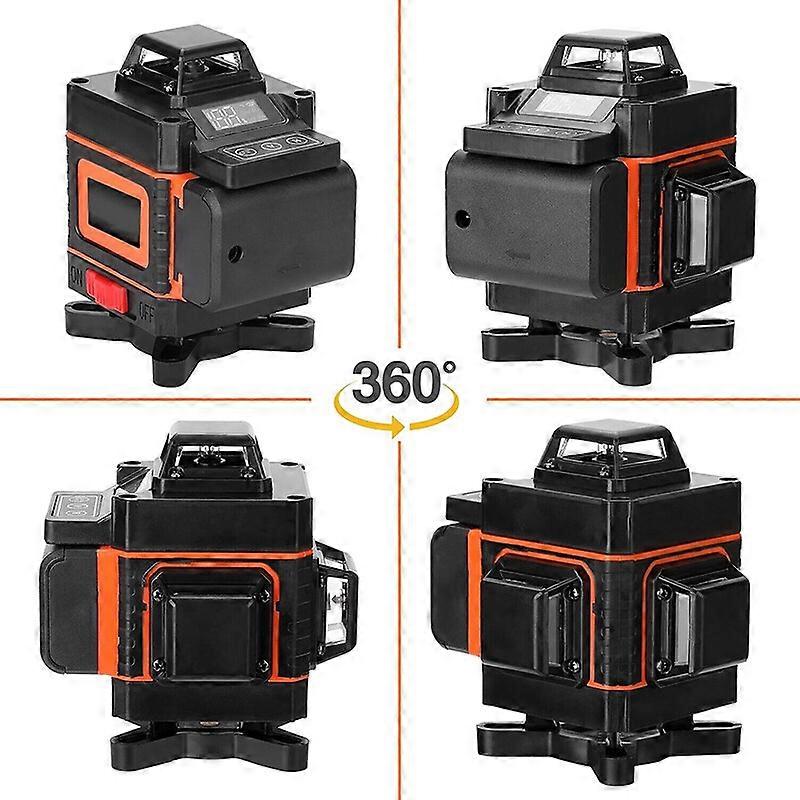 NEW UPGRADE 16 Lines Laser Level Self Leveling, 4D Green Cross Line ...