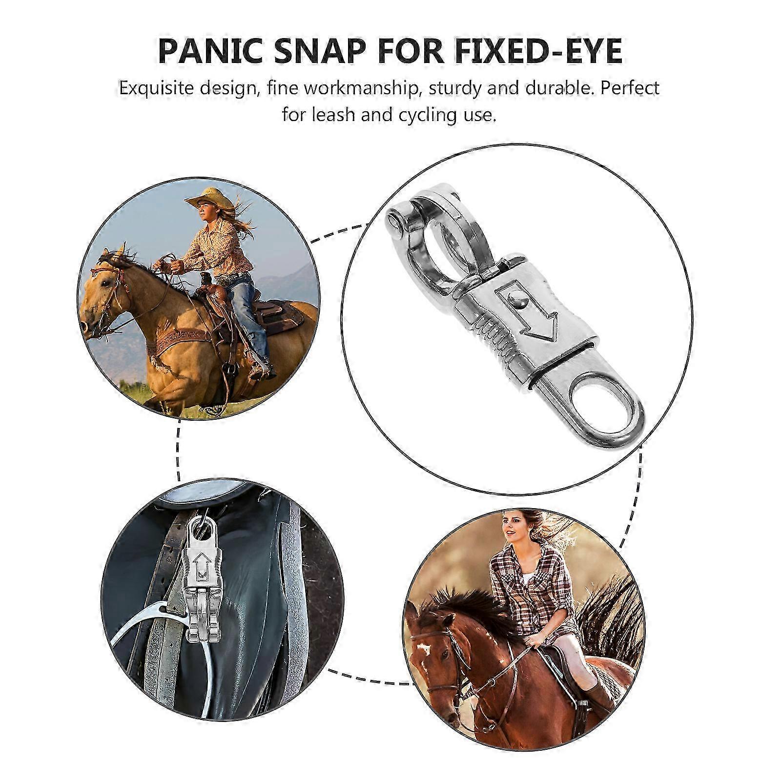 Panic Hook 102mm Panic Snap With Fixed-eye Quick Release Riding Paracord Snap | Fruugo UK