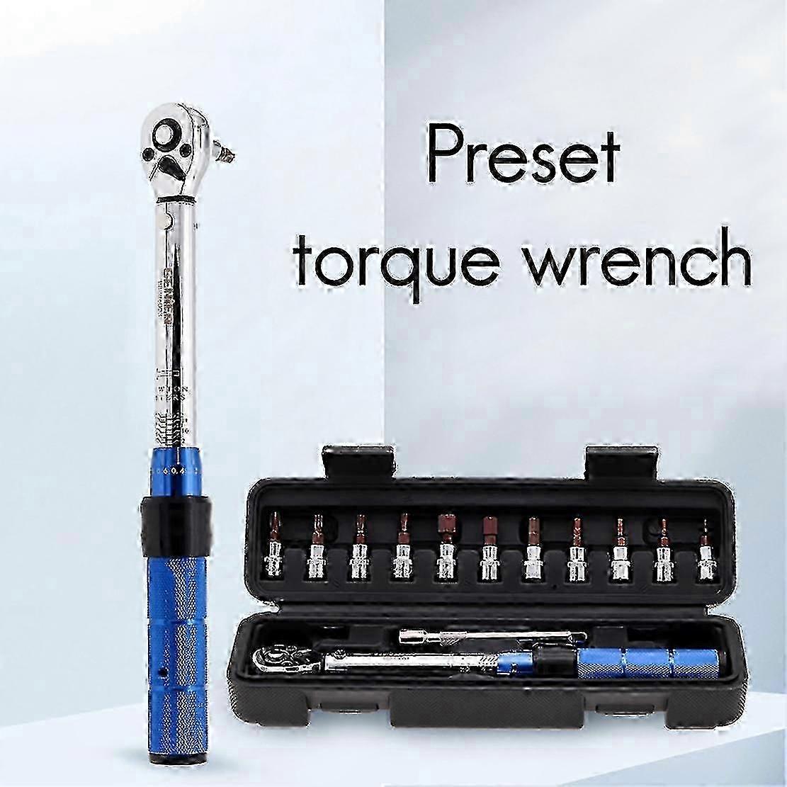 For Professional Bicycle Torque Wrench 2-24Nm Hex Key Tool Socket ...