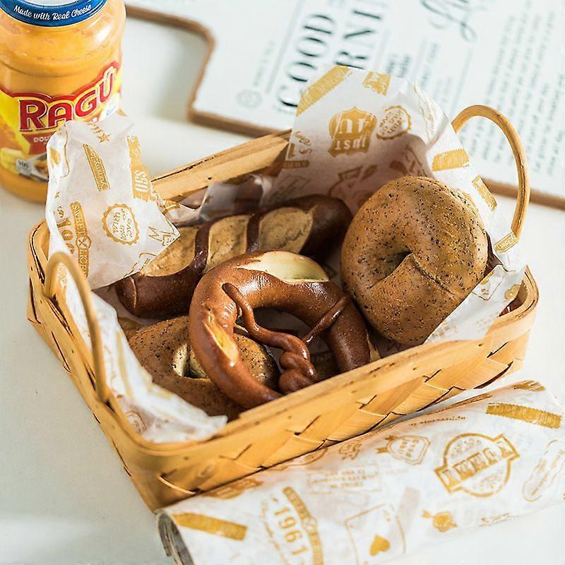 Waxed paper Dim sum pad paper printing food packaging paper oil proof ...