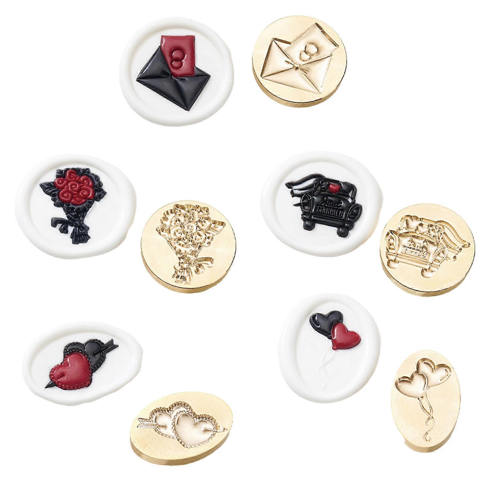 Wedding Theme Wax Seal Stamp Head Metal Wax Stamp Head for Appreciation ...