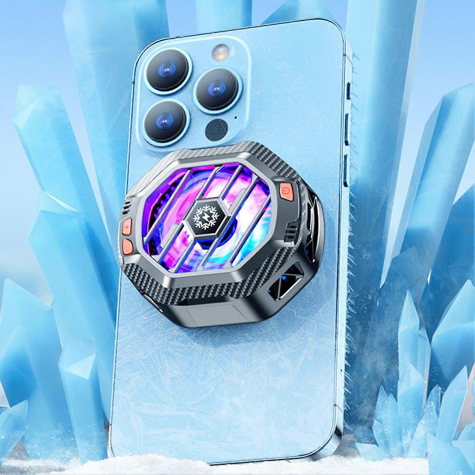Mobile Phone Cooler Silent RGB Enhanced Cooling Fast Performance Stable ...