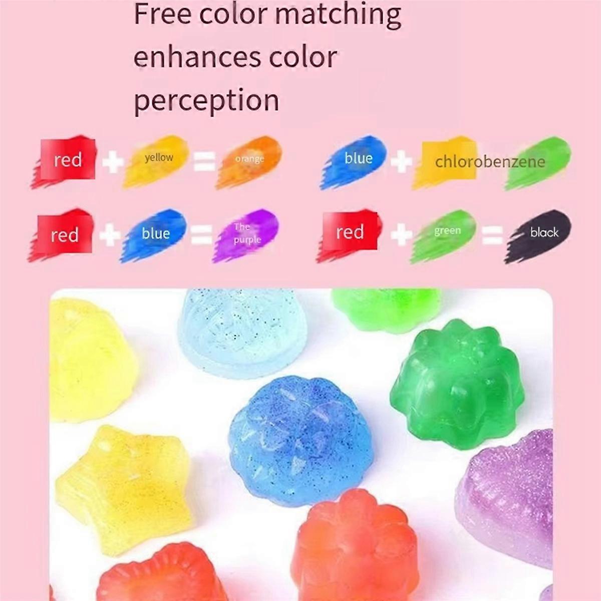 DIY Handmade Soap Crystal Soap Plant Soap Making Materials Girl Toy Set ...