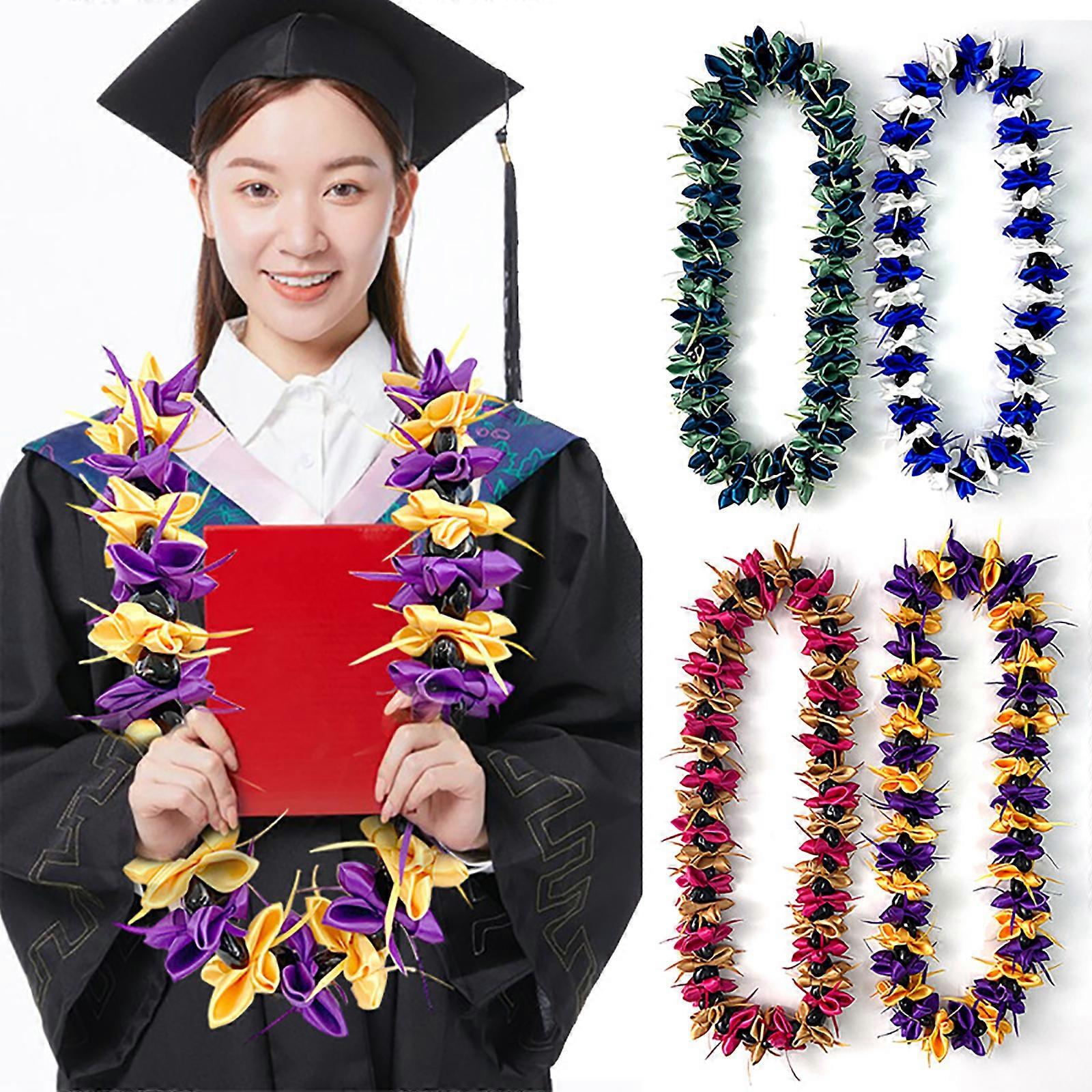 Stylish College Graduation Flower Ribbon Necklace Quality Necklaces ...