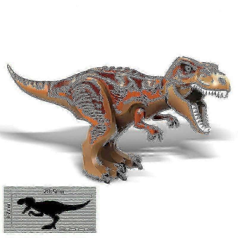1piece Jurassic Big Size Dinosaur Building Blocks T-rex Quetzalcoatlus ...