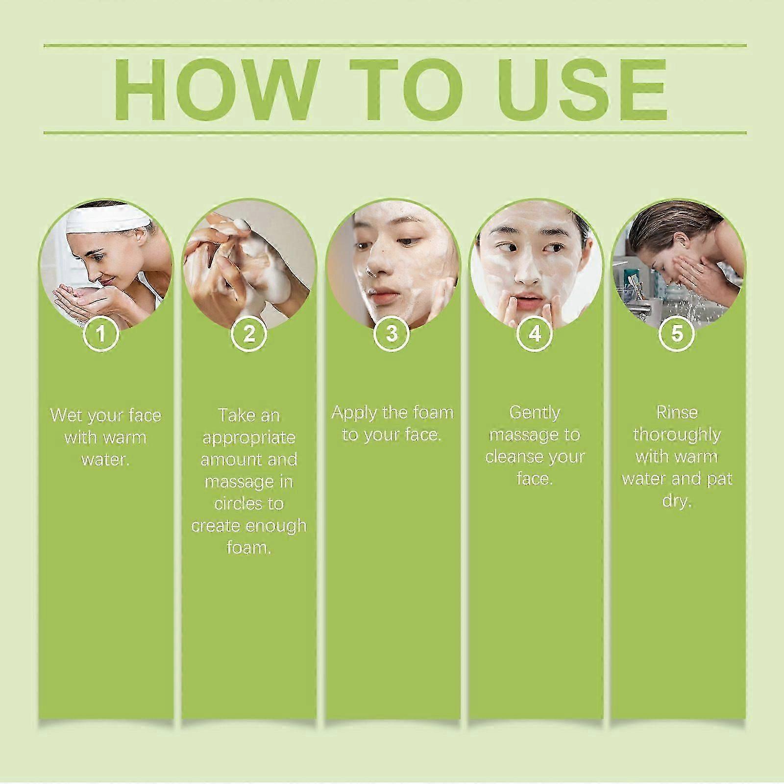 Mung Bean pH-Balanced Cleansing Foam | Hydrating & Gentle Face Cleanser for All Skin Types ...