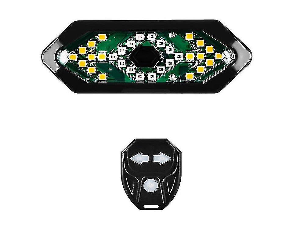 Bike Tail Light With Horn Turn Signals-wireless Remote Control ...