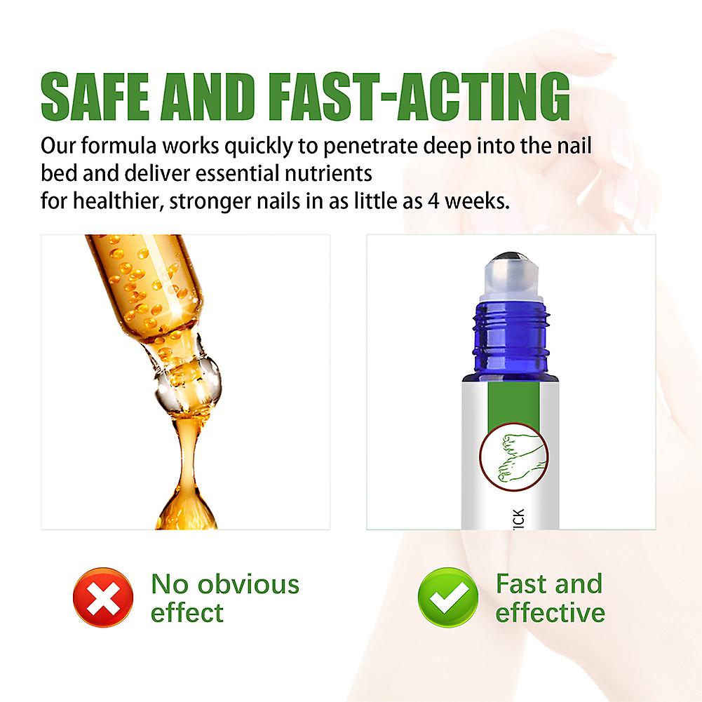 10ML Health Toenail Stick Roller Bead Onychomycosis Care Solution for ...