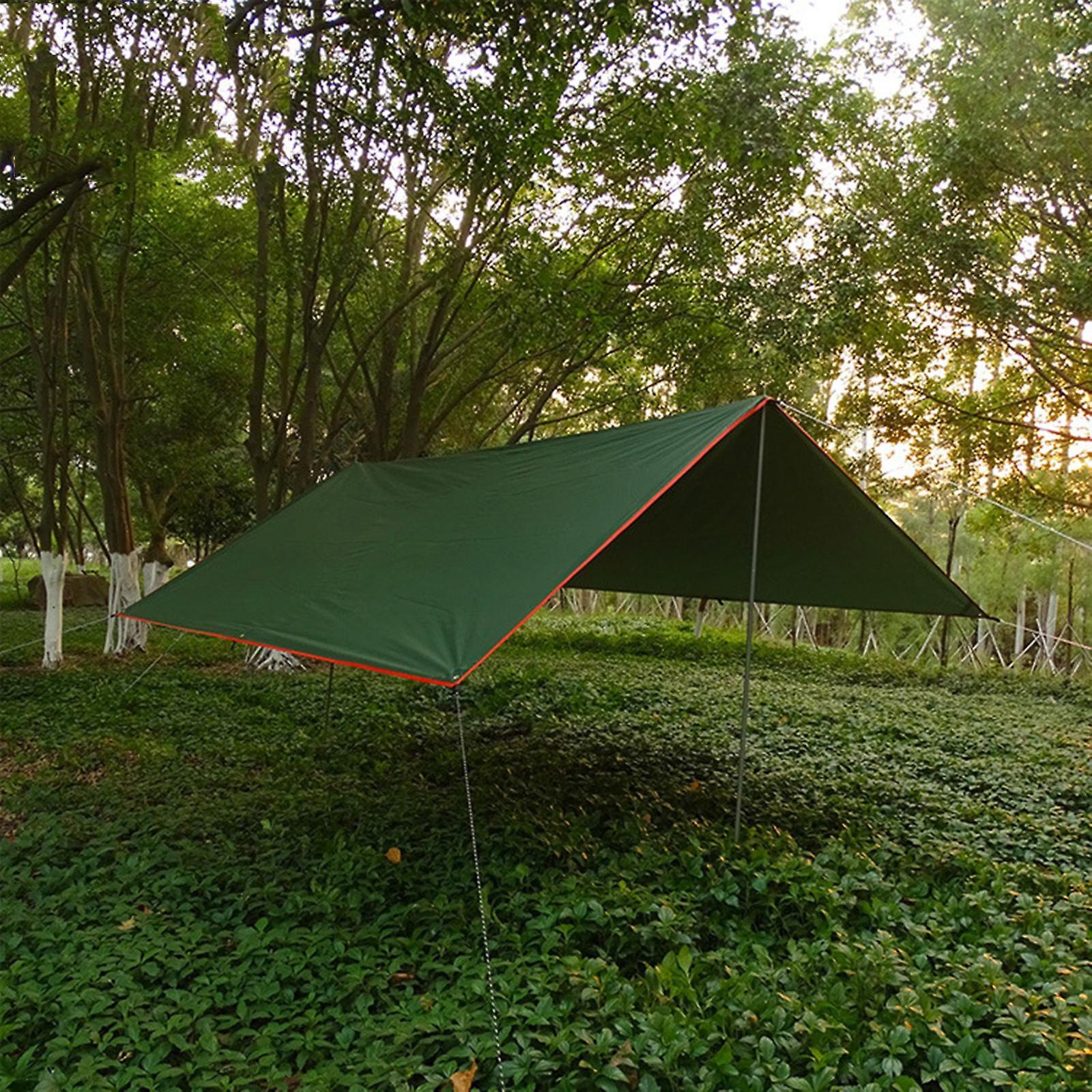 Tent Tarp Fly Tent Tarpaulin Roof Canopy Shelter Ground Cloth 300x300cm ...