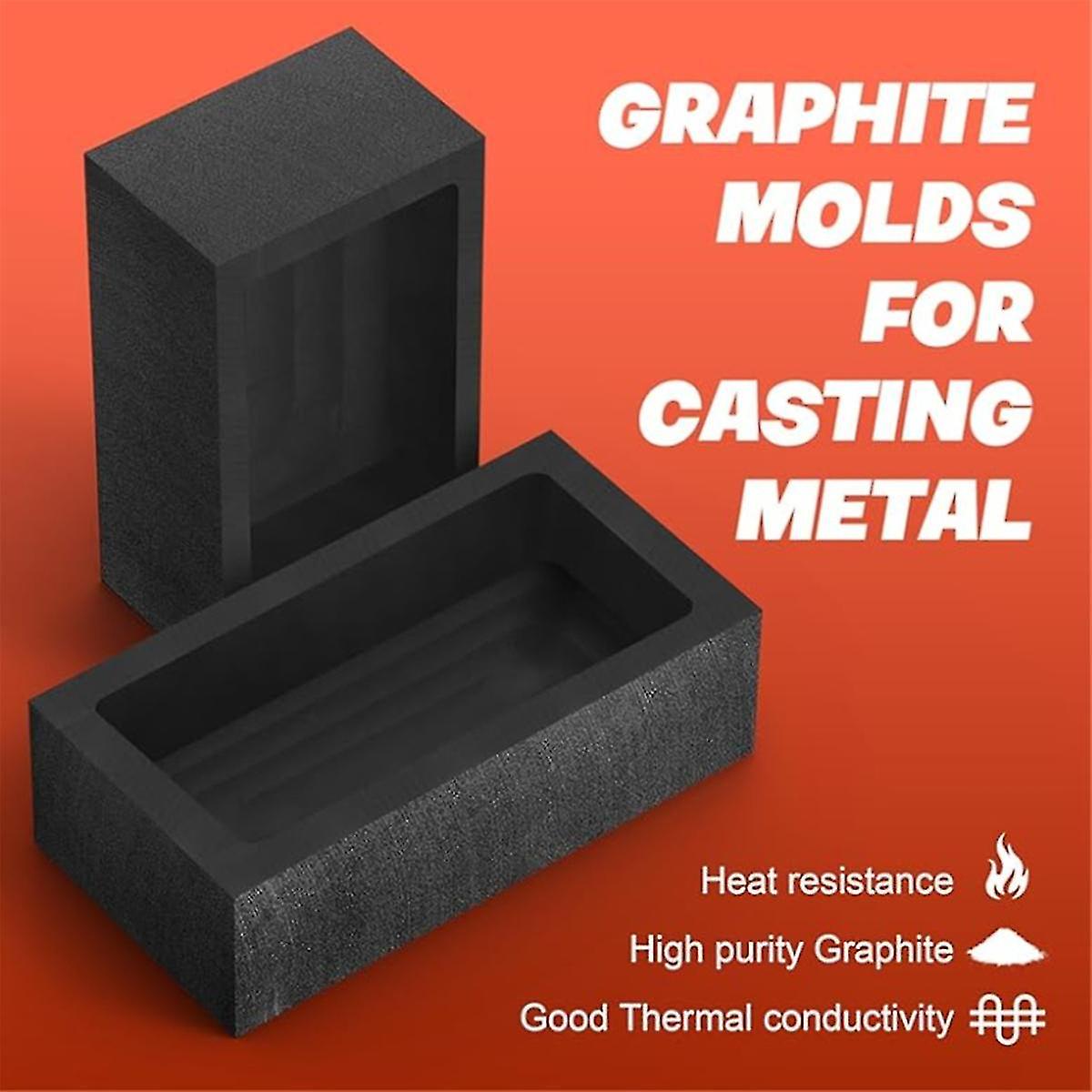 Grafit Barre Mold Casting Tool, Skimmel til smeltning Støbning ...