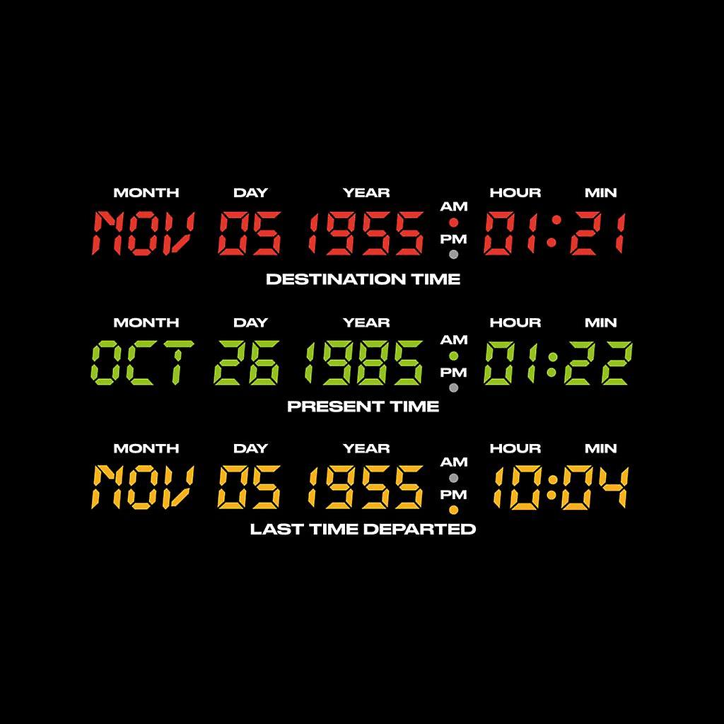 Back to the Future Nov 5 1955 Last Time Departed Men's Sweatshirt ...