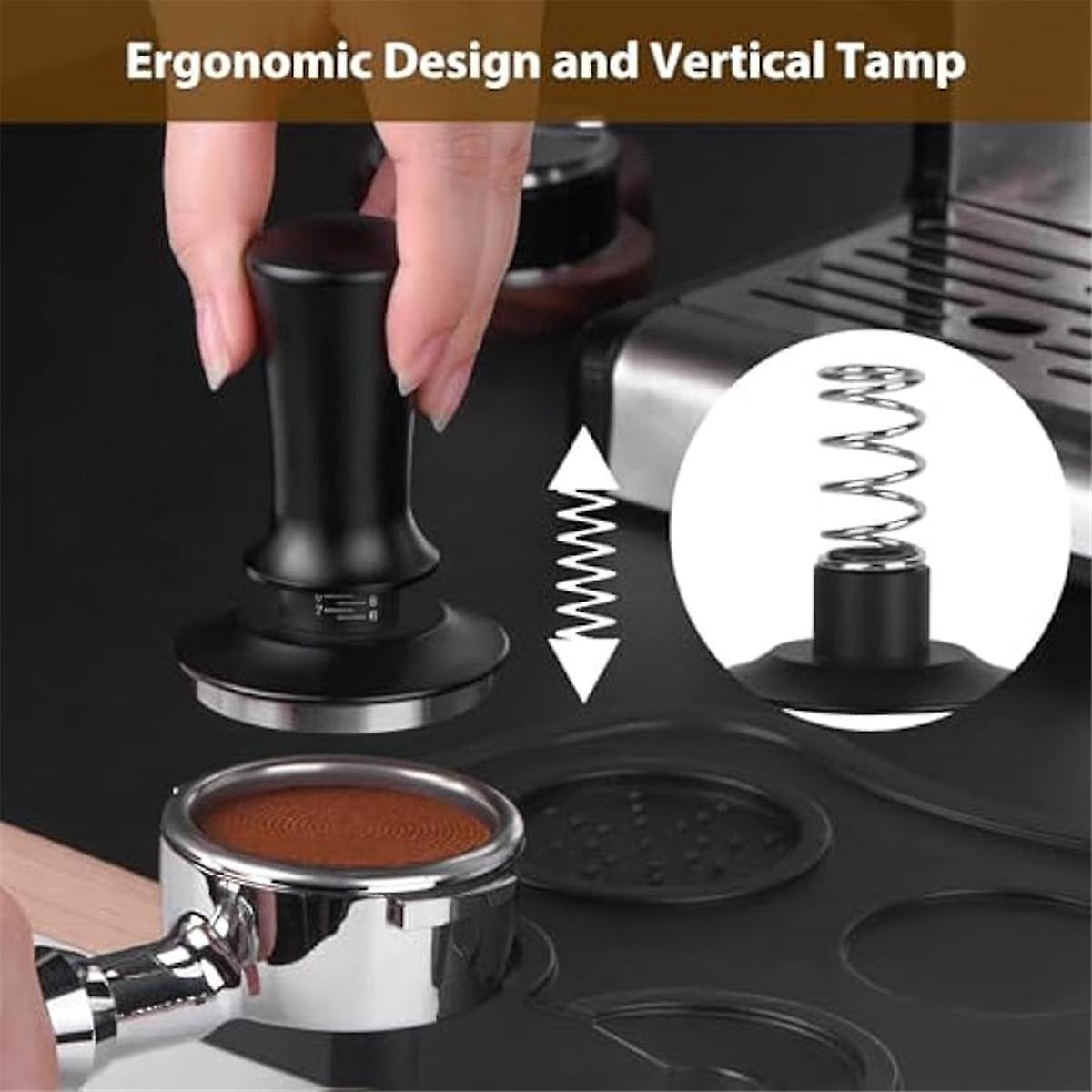 Espresso Tamper,Coffee Tamper for Espresso Machine,Depth-Adjustable ...