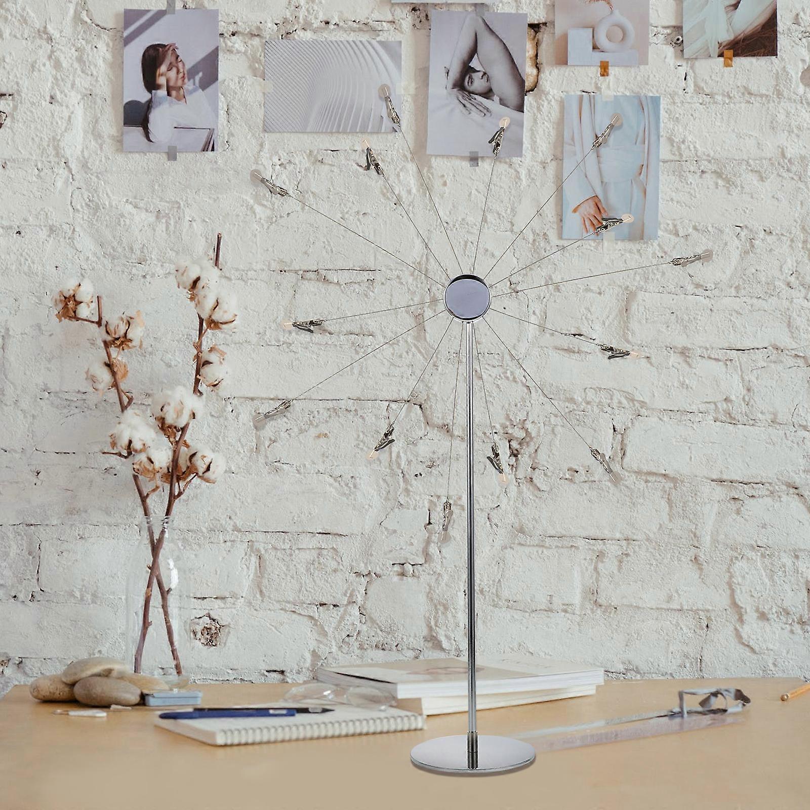 6 Pcs Photo Ornament Message Clip Photo Clip Tree Stand Desktop Note ...