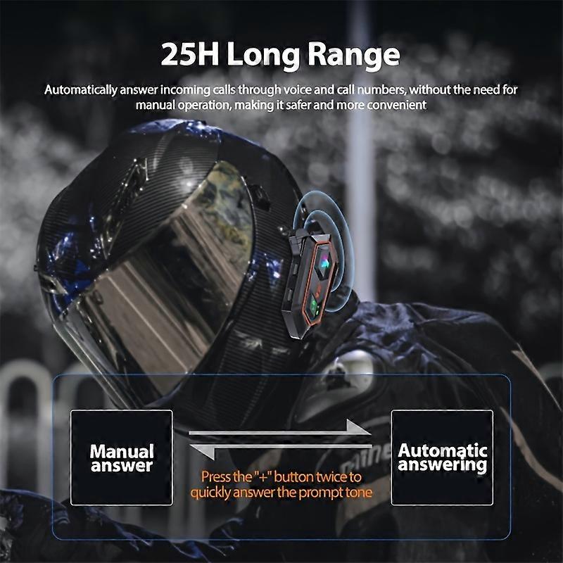 Y20-2X Motor Helmet Intercom Headset Wireless5.0 Motorcycle Helmet ...