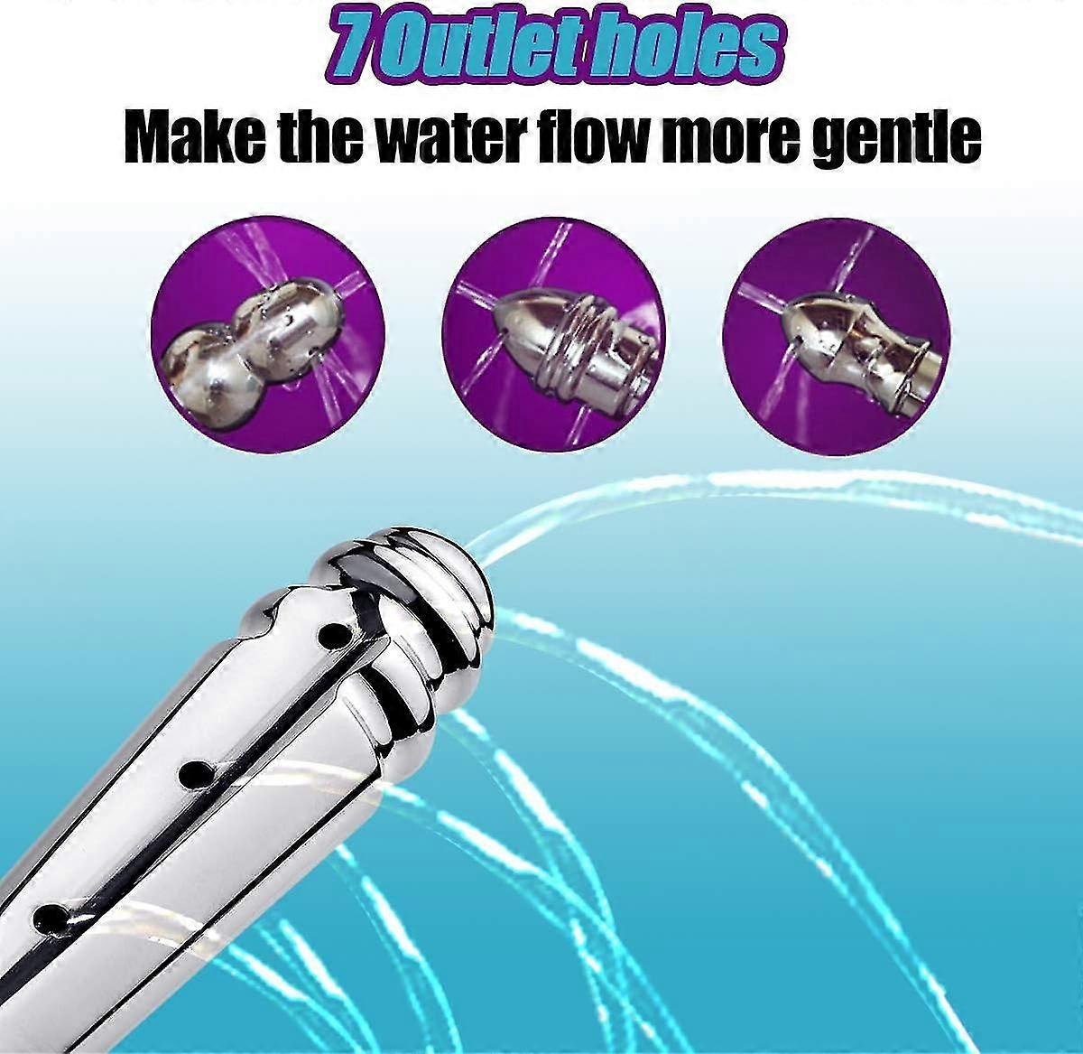 3 Pieces Enema Shower Shower With 3 Shower Heads Shower Kit For Men