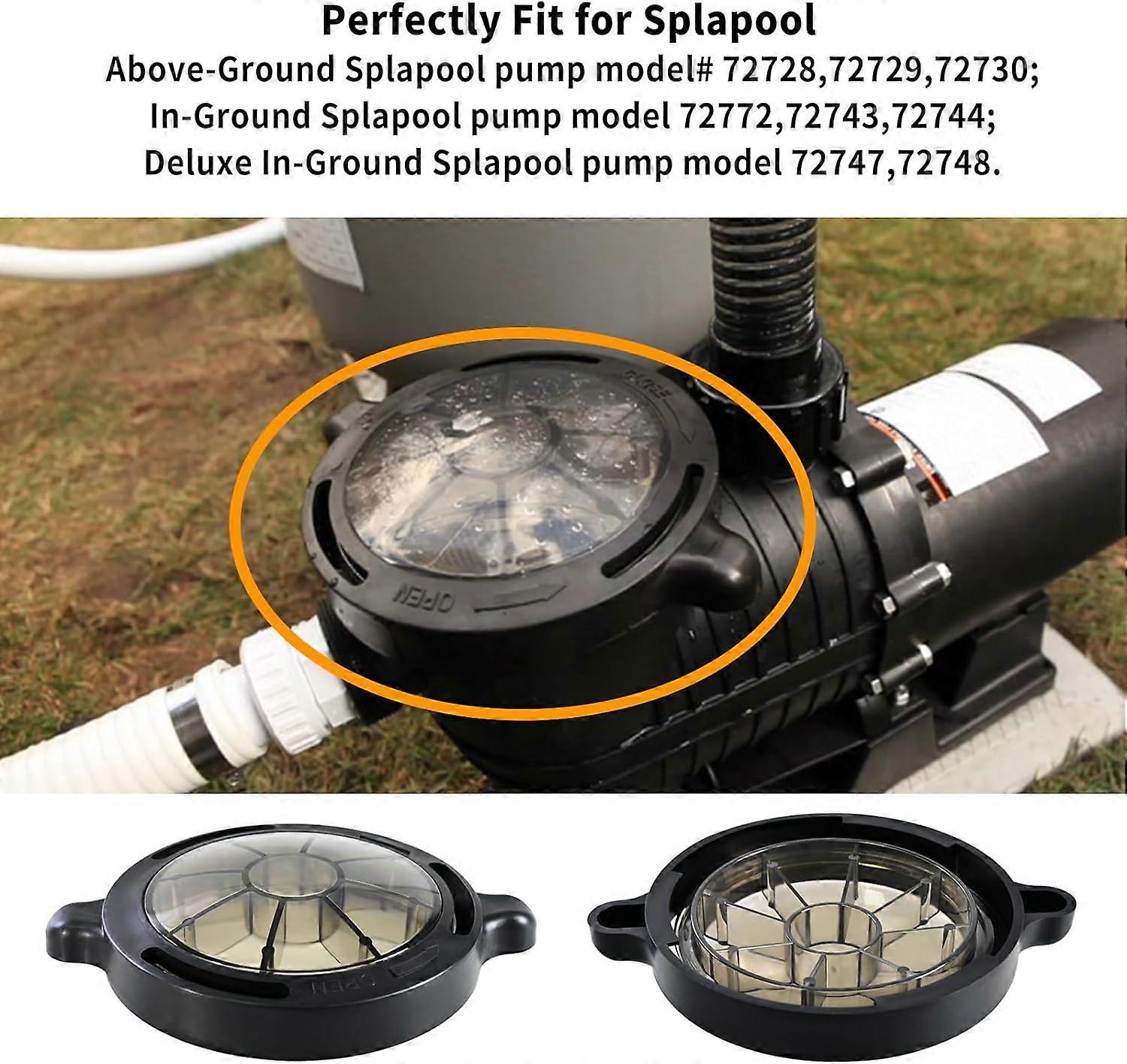 Upgraded Pool Pump Basket Cover - Replacement Pool Pump Lid Compatible ...