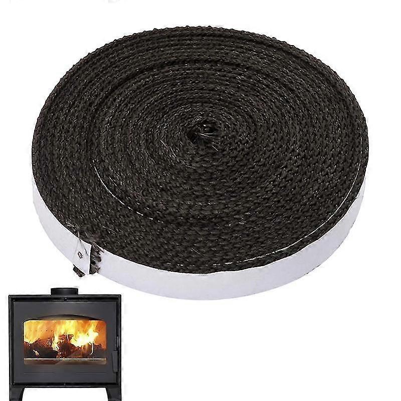 Flat Gasket Tape For Stoves 2m Fireplace Sealing Rope Gasket Cord Wood ...