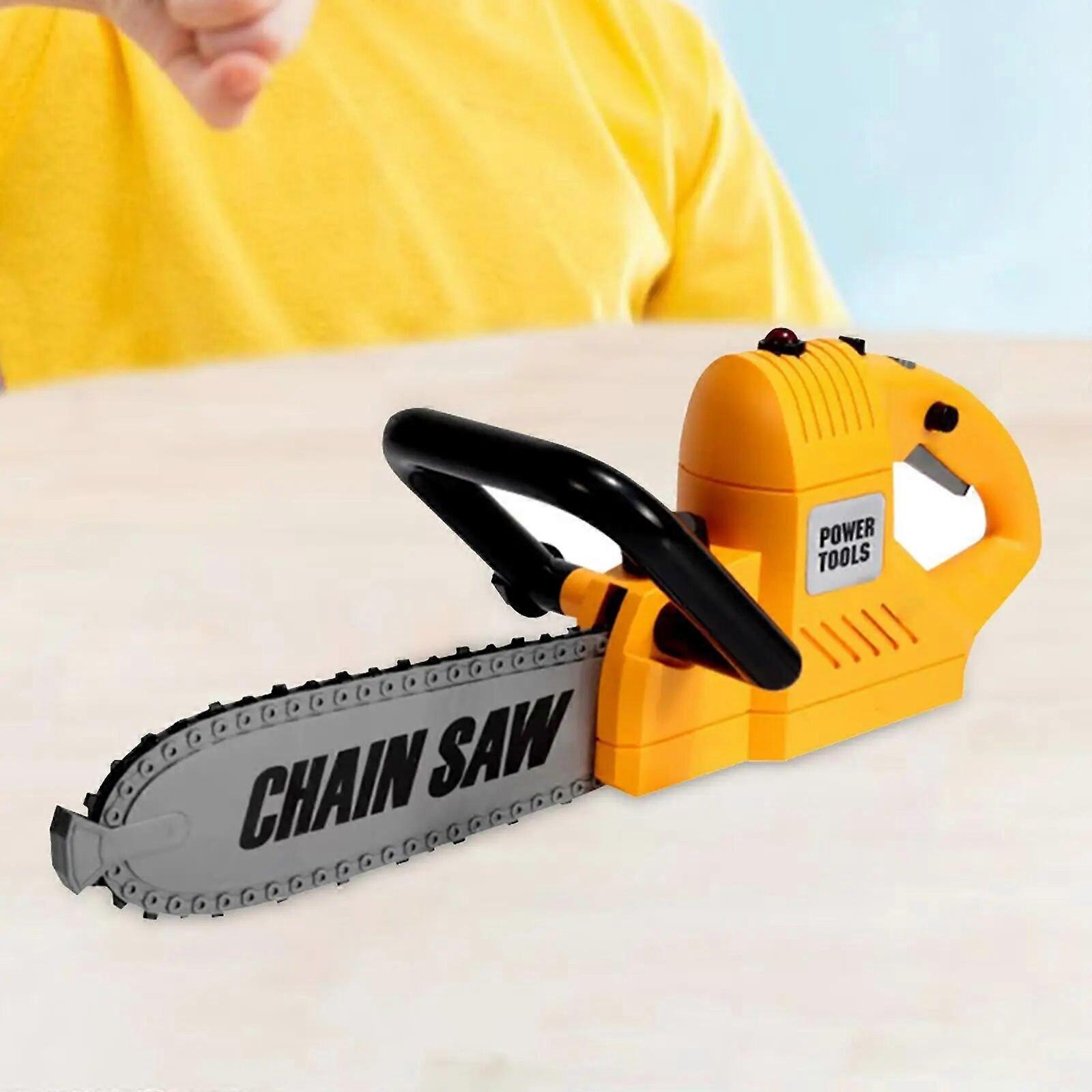 Kids Chainsaw Toy Educational Toy Preschool Construction Tool Pretend ...