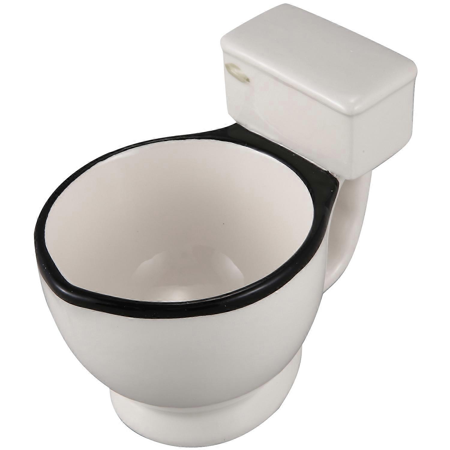Novelty Toilet Ceramic Mug with Handle 300Ml Coffee Tea Milk Ice Cream ...
