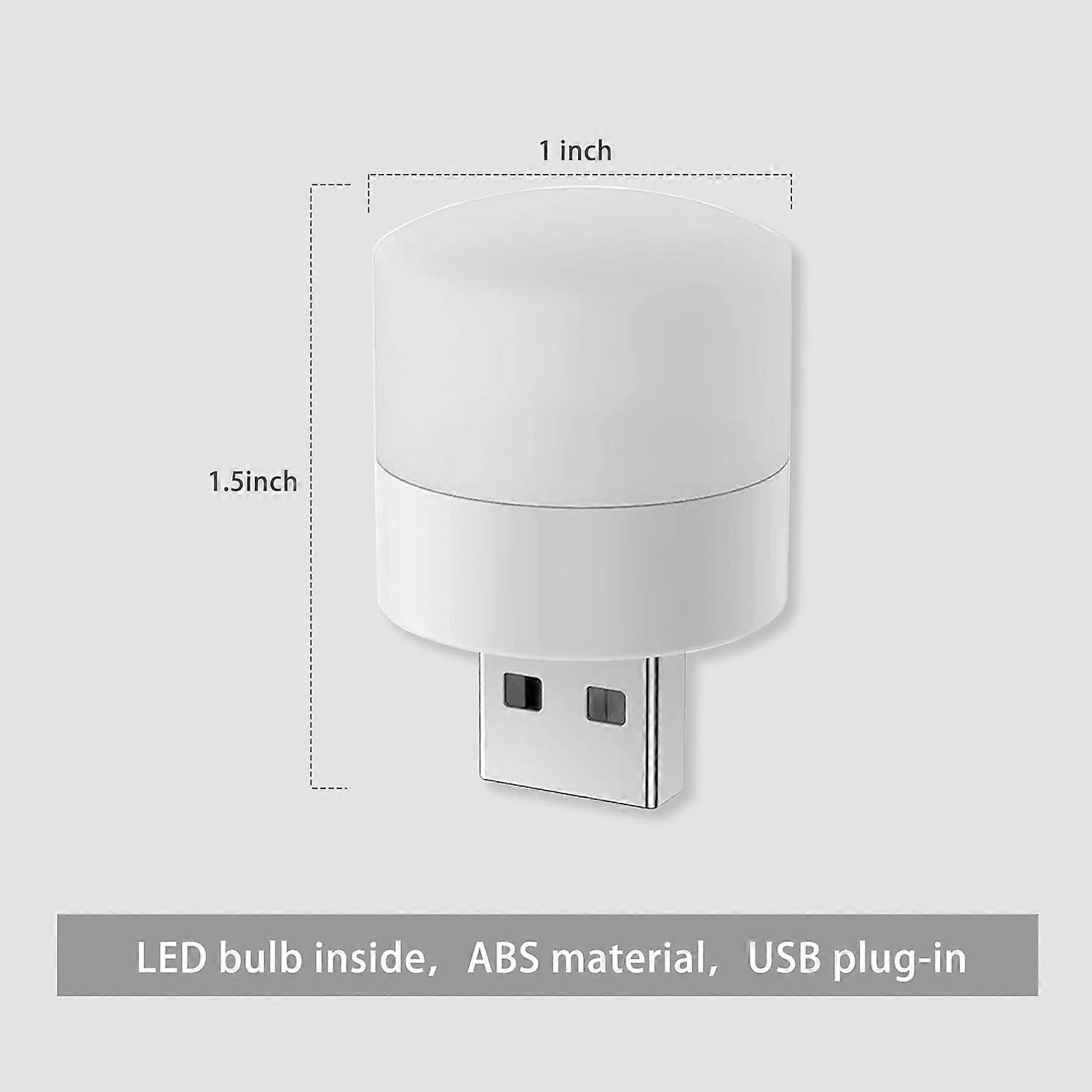 Mini USB Night Light, Compact LED Bulb, Portable Lighting, Ambient Lighting, Decorative Lamp ...