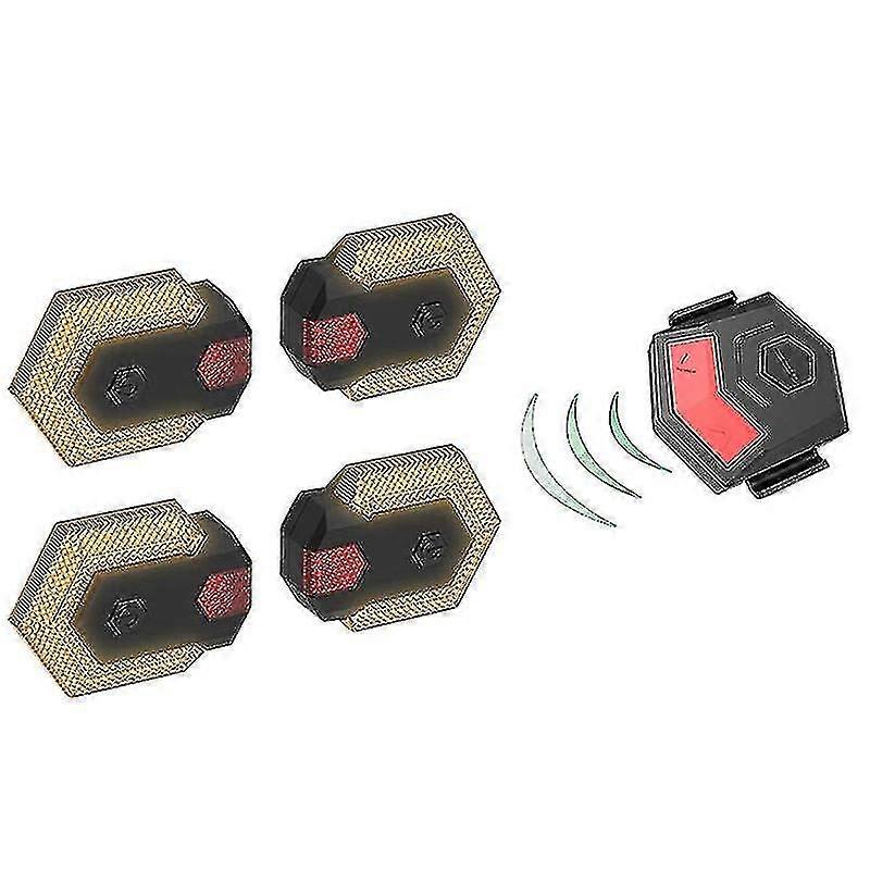 Intelligent Wireless Bike Turn Signal Lights Front And Rear Led ...