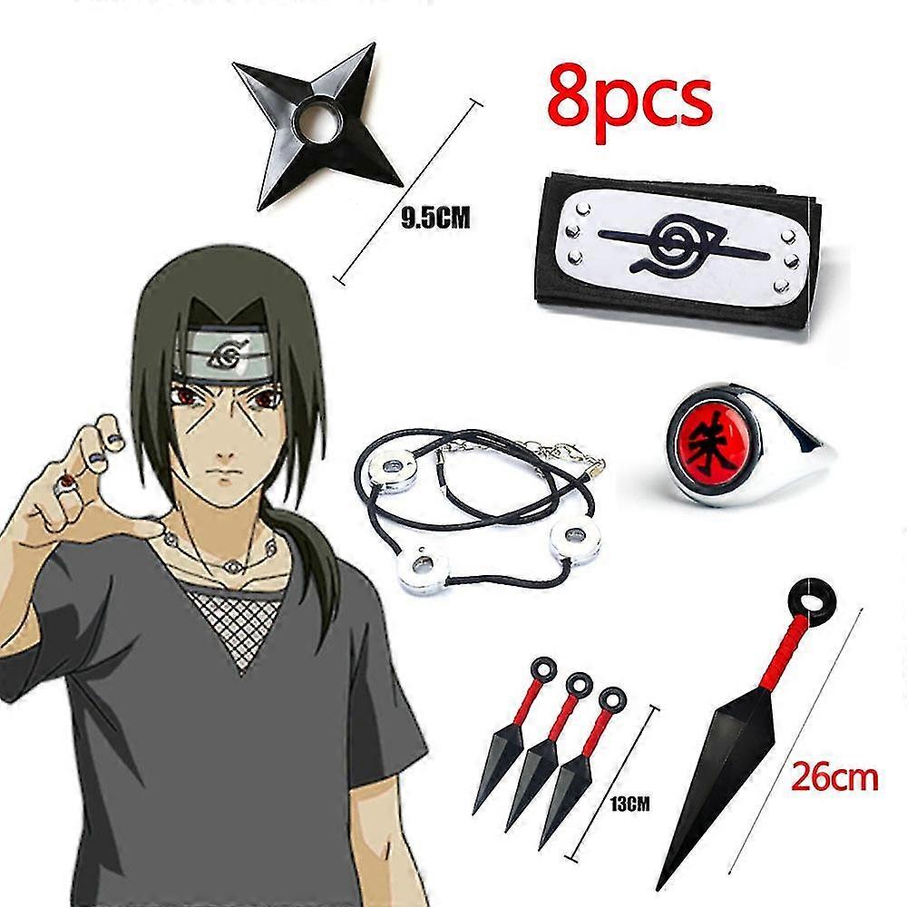 Christmas Halloween Kakashi Cosplay Accessories Naruto Gloves Kunai ...