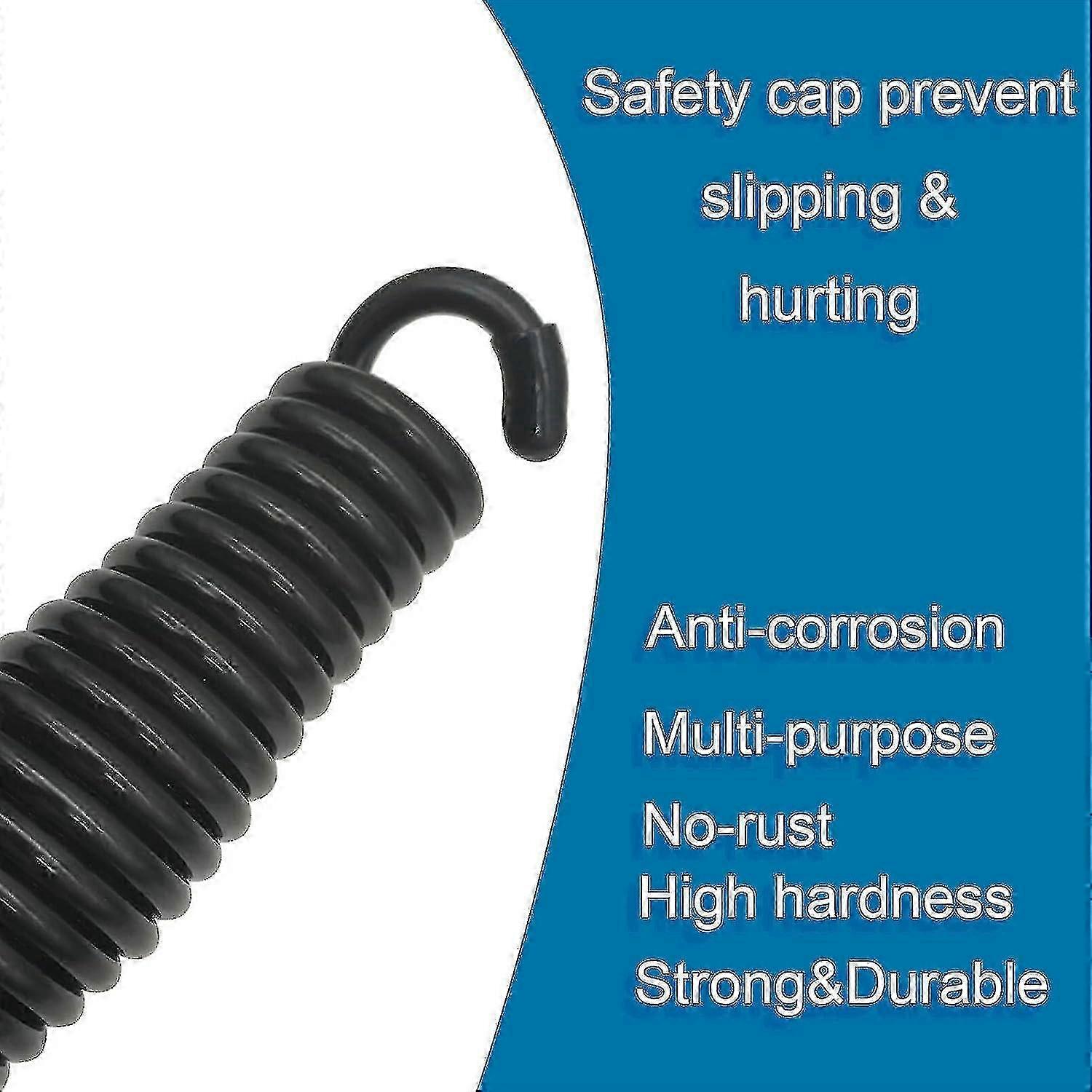 Porch Swing Springs Heavy Duty - 750lbs Black Hammock Chair Spring ...