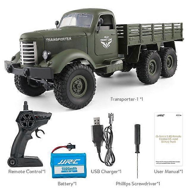 Q60 Q64 RC Truck Military Trucks 1:16 Remote Control Army Armored Car ...