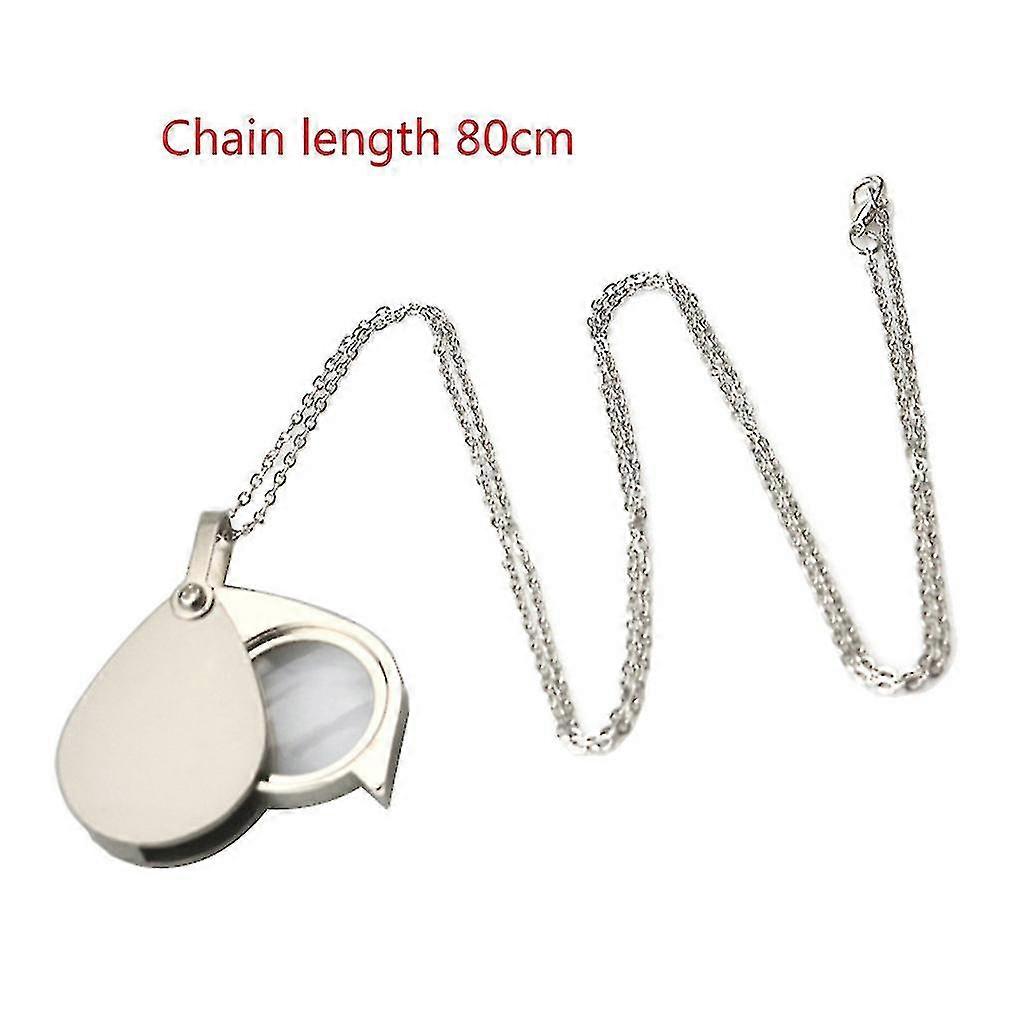 Utility Monocle Lens Necklace With 10x Magnifier Coin Magnifying Glass ...