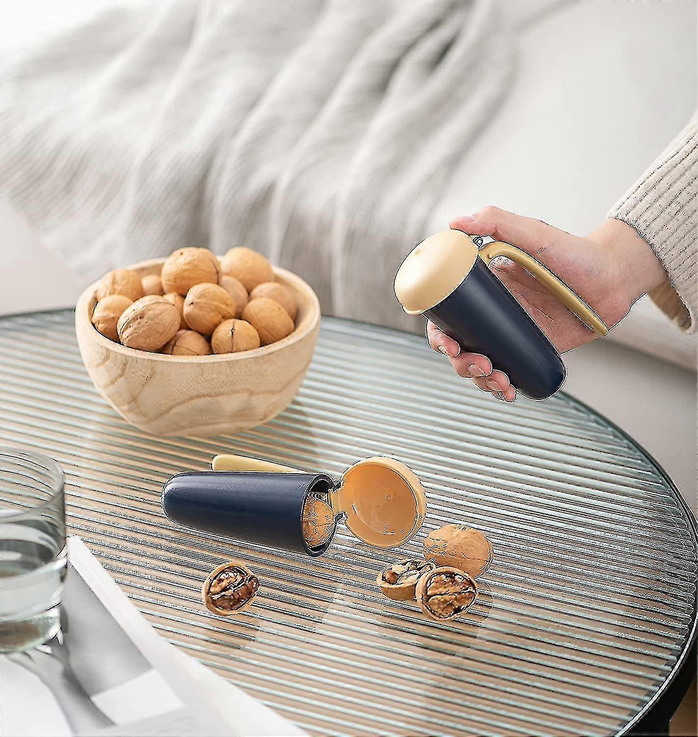 Nut Cracker With Splash-proof And Labor-saving Walnuts Pecans Hazelnuts ...