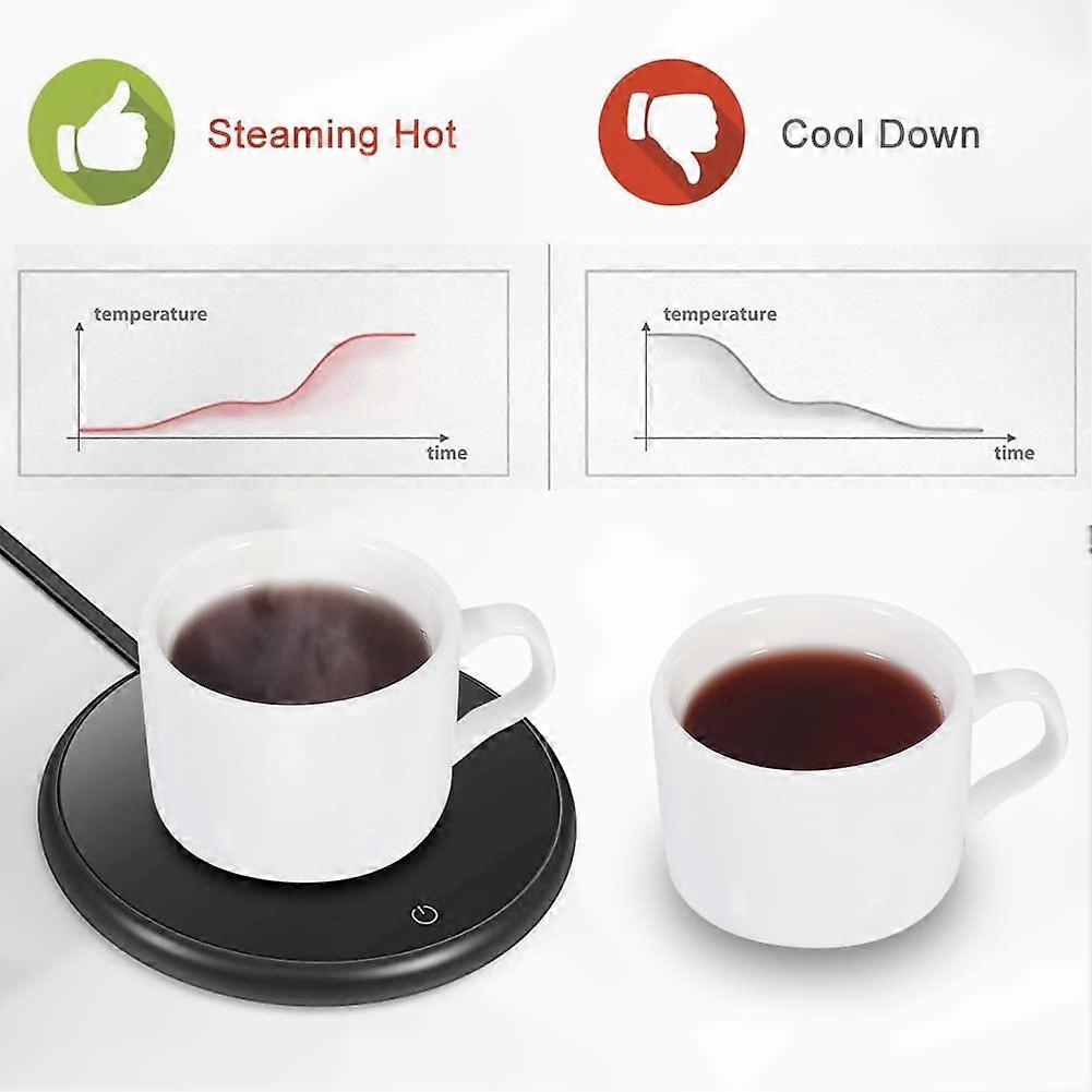 Electric Coffee Mug Warmer Portable Auto Shut Off Desktop Beverage | Fruugo UK