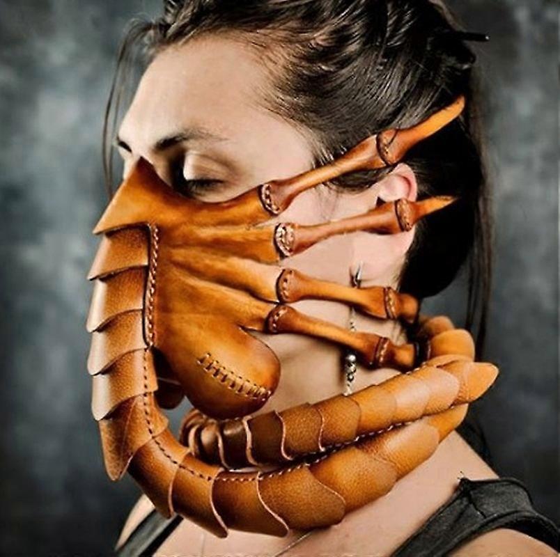 Men's Masks Halloween Scorpion Mask Latex Alien Face Hugger Horror ...