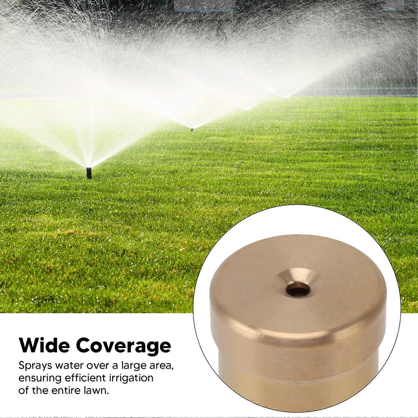 5PCS Copper Lawn Misting Nozzle Flat Head Spray Misting Nozzle Internal ...
