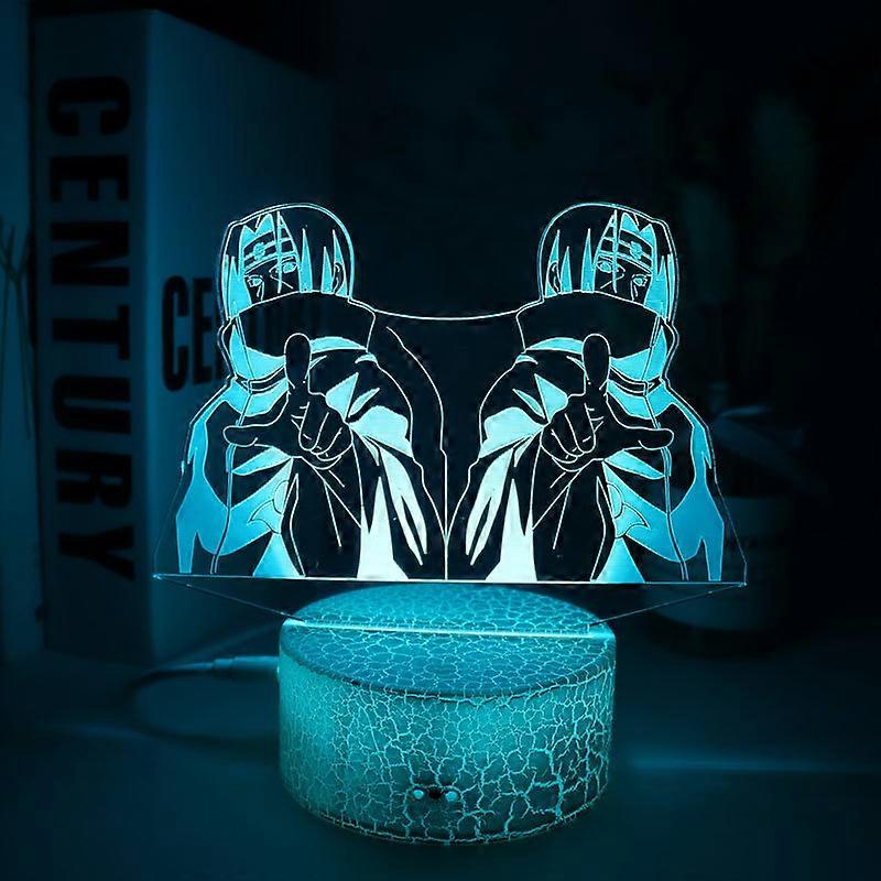 7 Colors Naruto LED Night Light Toys Anime Akatsuki Uchiha Itachi ...