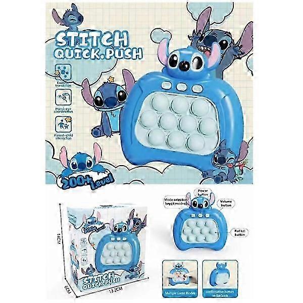 Stitch Pop It Pro Light Up Game, Quick Press Fidget Game for Kids and ...