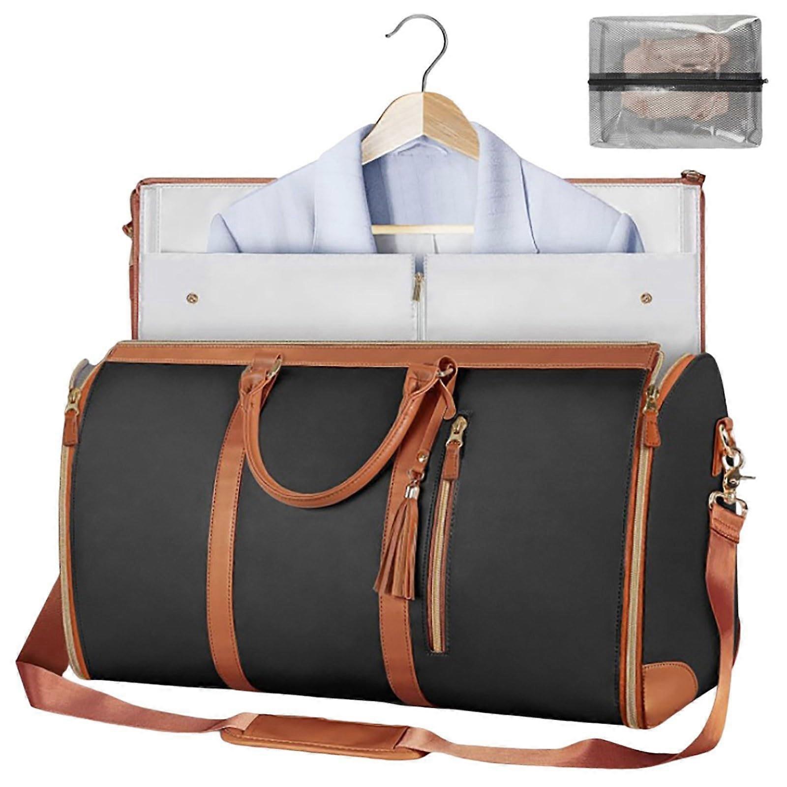 Pink Convertible Duffle Garment Bag for Carry-On Convenience | Fruugo AU