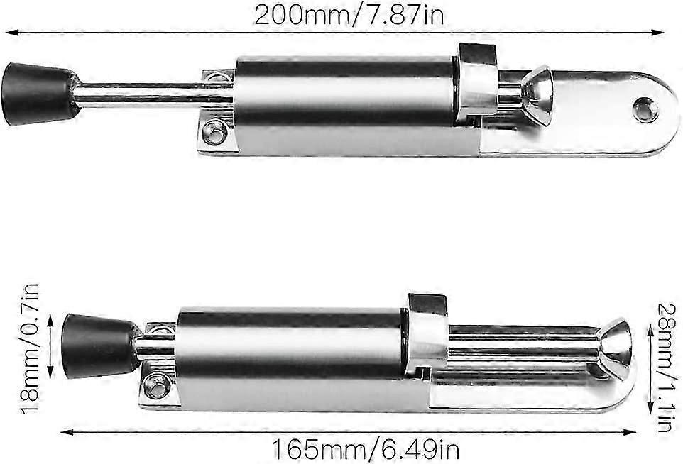 Lever Door Stop Retainer Spring Loaded Door Stopper Metal Door Stop ...