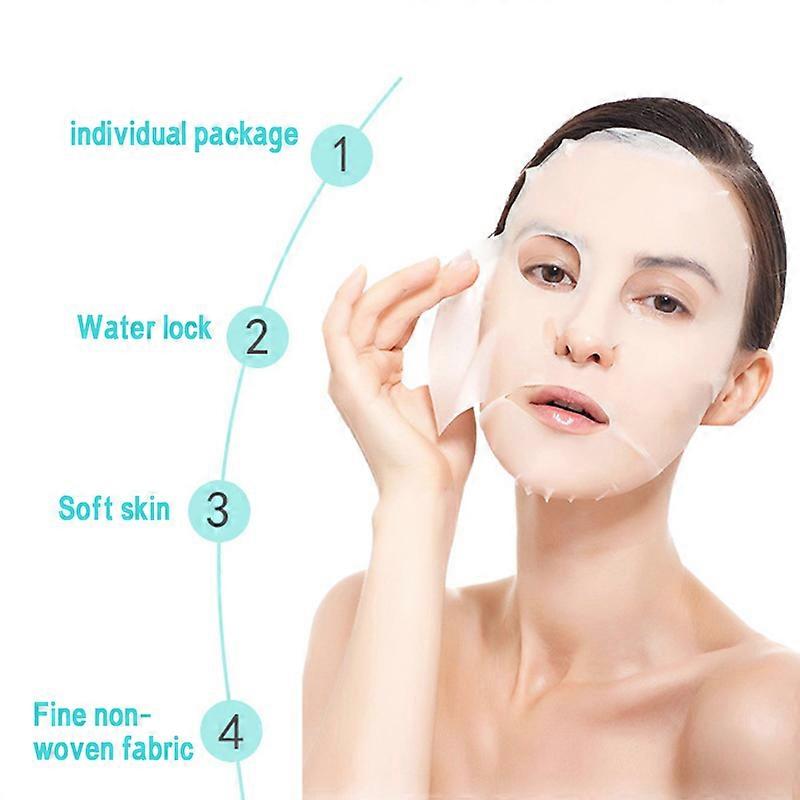 30/50/100pcs/pask Compressed Face Mask Paper Facial Masks Papers ...