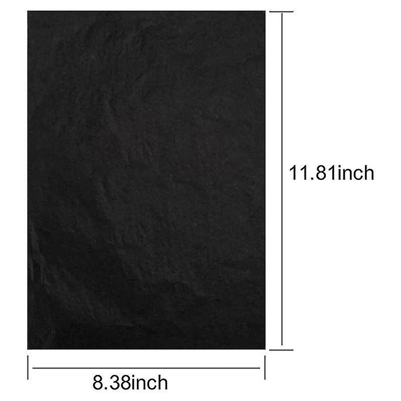 100 Sheets Carbon Paper, Black Graphite Paper For Tracing Patterns Onto ...