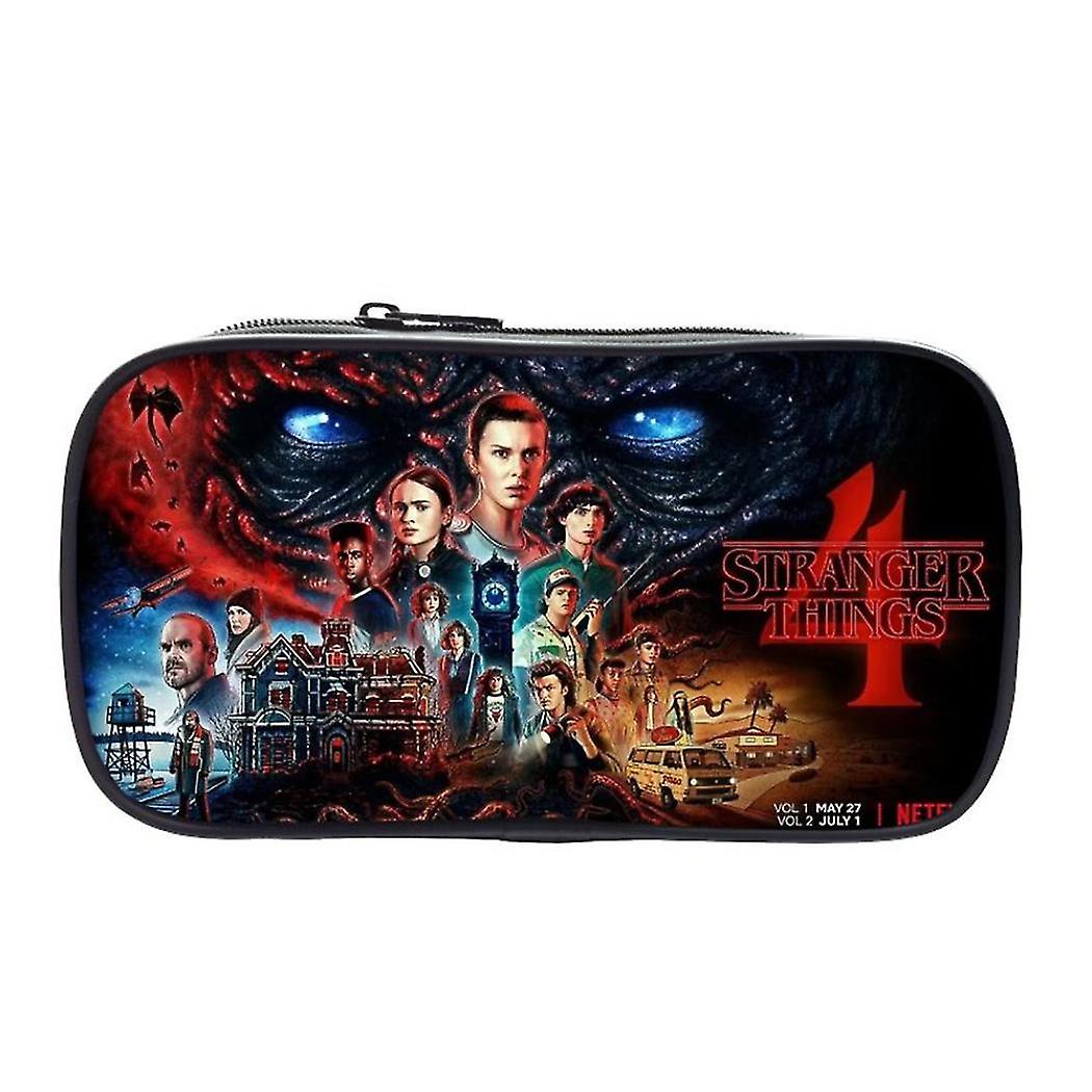 Stranger Things Season 4 Pencil Case Kids Students Stationery Bag Pen ...