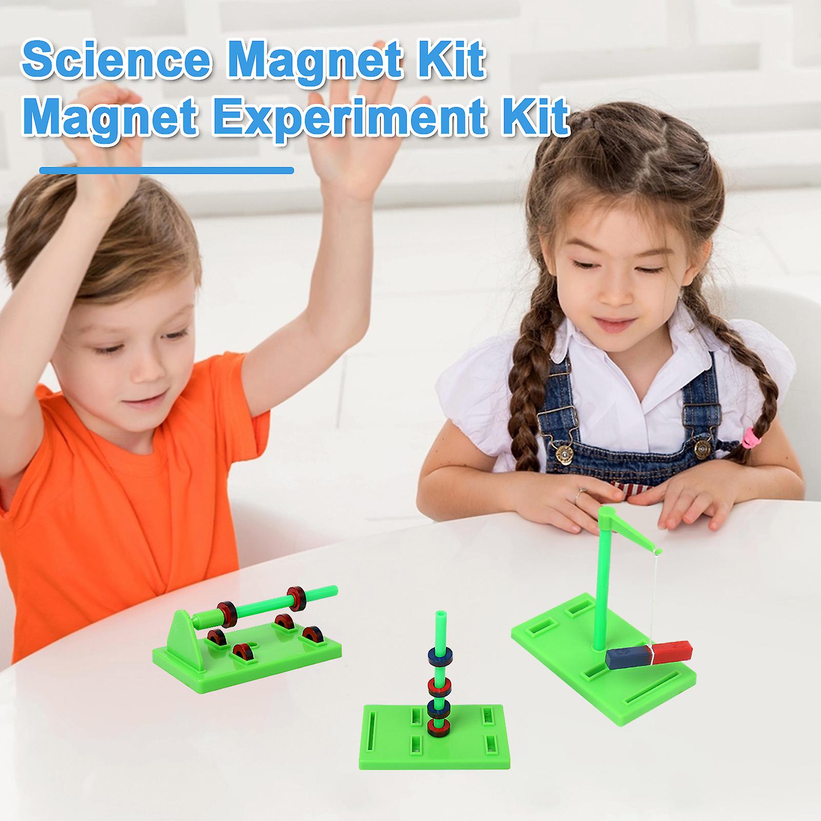 1 Set Magnet Experiment Kit Kids Early Education Pupil Student Physics ...
