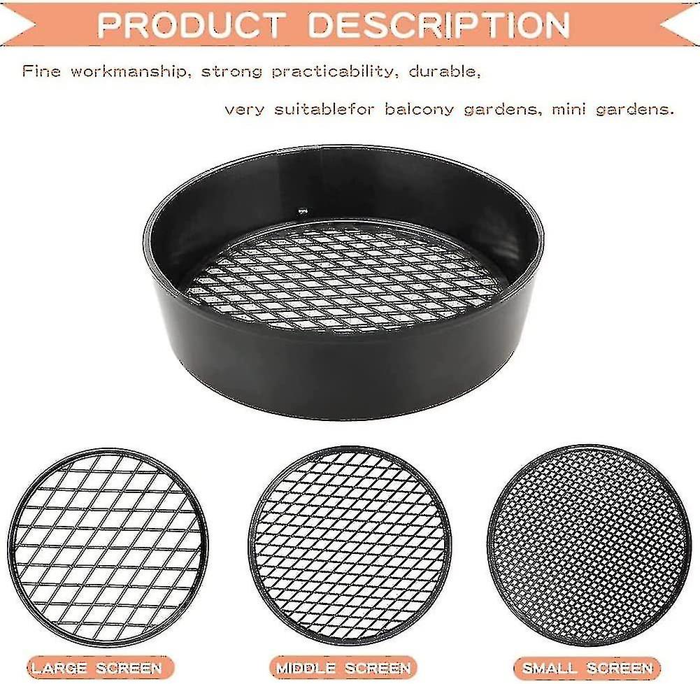 Sifting Pan Outdoor Gold Panning Soil Sifter Garden Sieve Mesh Garden ...