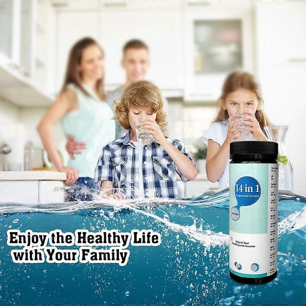 50pcs Water test strips drinking water, 14 in 1 water test strips for ...