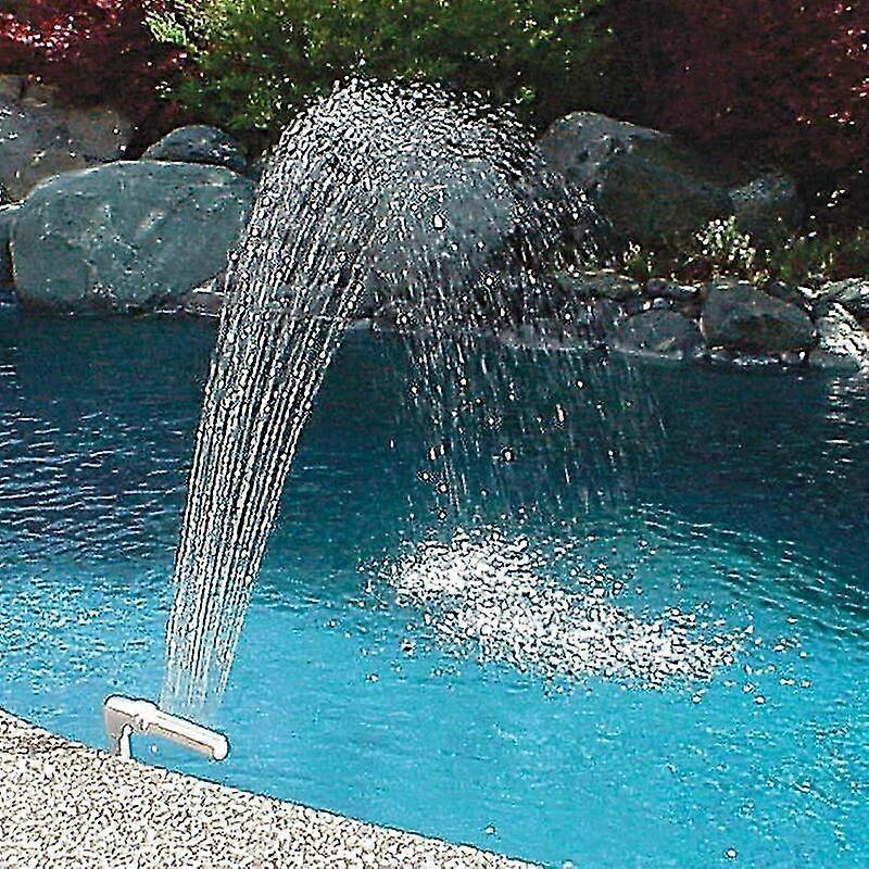 Waterfall Pool Fountain, Above Ground Pool Waterfall, Outdoor Pool ...