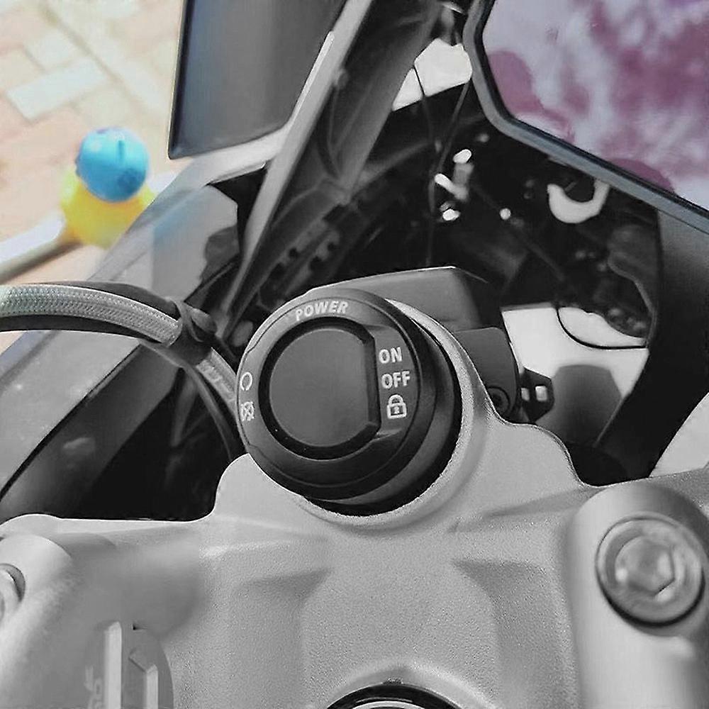 For R1250GS R1200 ON/OFF Engine Start Stop Button Switch Cover Key Ring ...
